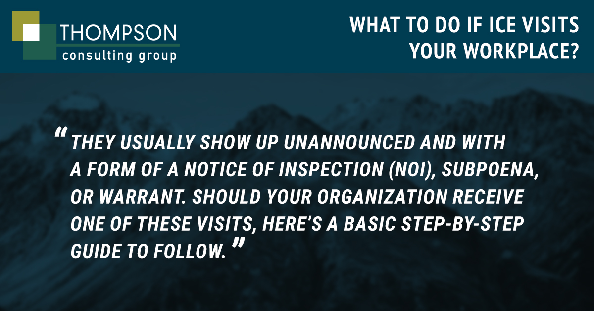 What to do if ICE visits your workplace? | TCG Blog